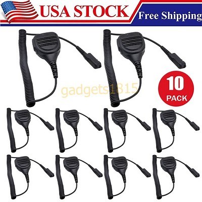 10Pcs Speaker Mic PMMN4076 for Motorola XPR3300 XPR3500 XPR3300e XPR3500e Radio | eBay
