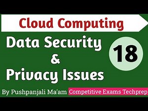 Lec - 5.3 Data Security & Privacy Issues in Cloud Computing in Hindi