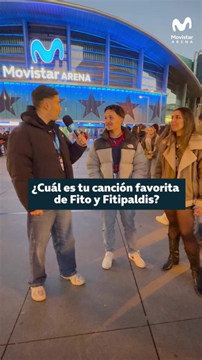 ✨ ¿Cuál es la canción favorita de los fans de @Fito & Fitipaldis? Lo preguntamos en la cola de su concierto en el #MovistarArena de Madrid. ¿Cuál es tu canción favorita de Fito y Fitipaldis? #CanciónFavorita #FitoyFitipaldis #entrevistasenlacalle #parati
