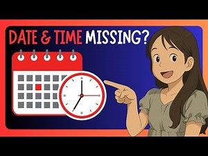 QUICK FIX For Date & Time Missing In Windows 11 Taskbar