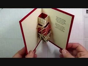 DIY Christmas Card with Pop Up Presents Inside