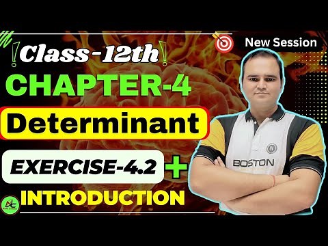 Class 12 Maths Ex-4.2 | Chapter 4 Introduction (Determinant) | Ex-4.2 Introduction | NCERT CBSE