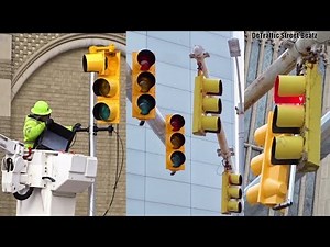 Traffic Lights Installation Before Upgrade to New Signals | Fort & Third