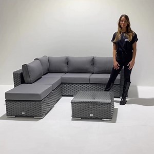 Our Veda Universal Corner Sofa Set is a flexible fit for any garden! The Veda features a modular piece which means the corner can come out on either the left or the right hand side! It can also become a U shaped corner too! Check it out online here www.amcfurniture.co.uk/products/universal-rattan-corner-sofa-set Pre-order yours online now! | AMC Furniture Outlet