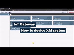 Bosch Rexroth IoT Gateway: Connection embedded control system XM