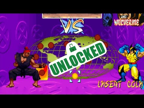 X-Men Children of the Atom Unlock Character (AKUMA)
