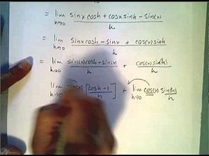 Derivatives of Trig Functions
