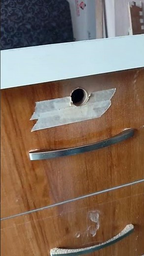how to install a lock in drawer