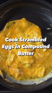 24K views · 194 reactions | This classic French preparation is nothing more than softened butter combined with herbs, spices, citrus, and/or finely chopped aromatics. It's traditionally used to garnish proteins and vegetables, adding richness and a burst of flavor, but compound butter can do even more for eggs: Cooking them in just a tablespoon of compound butter brings a lush tenderness to the scramble. | America's Test Kitchen | Facebook