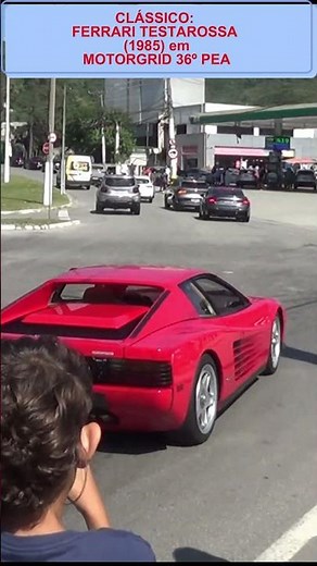 * CLÁSSICO: FERRARI TESTAROSSA (1985) em MOTORGRID 36º PEA #supercarros #gugatv #ferraritestarossa