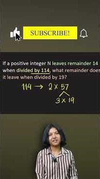 Remainder Trick in 5 Seconds! | Real Numbers Class 10 Shortcut | SujataMaths #shorts