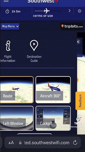 Southwest Airlines New Flight Tracker in app. Recorded on recent trip from Denver to Orange County