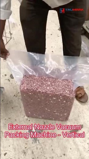 External Nozzle Vacuum Packing Machine | Easy & Efficient Vacuum Sealing for Bulk Products
