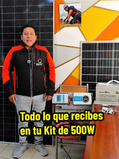 Todo lo que incluye tu Kit de 500W de energía solar