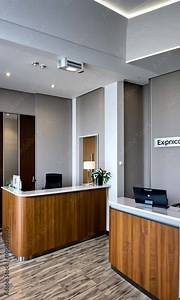 oder business empfang hotel rezeption registration reception reception business hotel lobby interior design architecture office medical office build lighting three-dimensional art detail entry