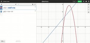 SOLVED:(A) Graph fand g in the same coordinate system. (B) Solve f(x)=g(x) algebraically to two decimal places. (C) Solve f(x)>g(x) using parts (A) and (B) (D) Solve f(x)<g(x) using parts (A) and (B).     f(x)=-0.9 x^2 7.2 x      g(x)=1.2 x 5.5      0 ≤ x ≤ 8