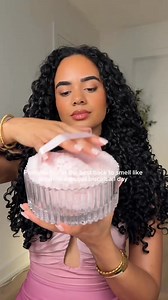 The key to smelling good for 8h 😍Every beauty deserves this Extra-Large Crystal Container and Ultra Soft Body Fluffy Velour Dusting Powder Puff Kit👇🛒 | Catherinstore