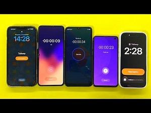 Alarm Clock + Timer iPhone 13 Pro, iPhone 16 Pro, Samsung Z Flip, Samsung S10e, TECNO POP 6