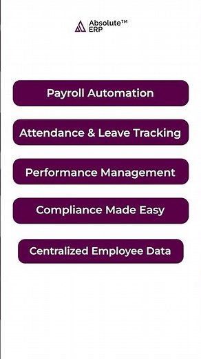 Automate HR & Payroll with Absolute ERP | Simplify HR Management