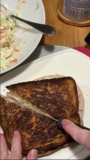 Meet Reuben’s Cousin: the Rachel Sandwich. Incredibly delicious!