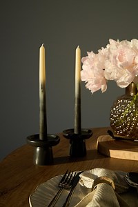 Handcrafted Ombre Taper Candle: Elegant Soy Wax Candle - Etsy