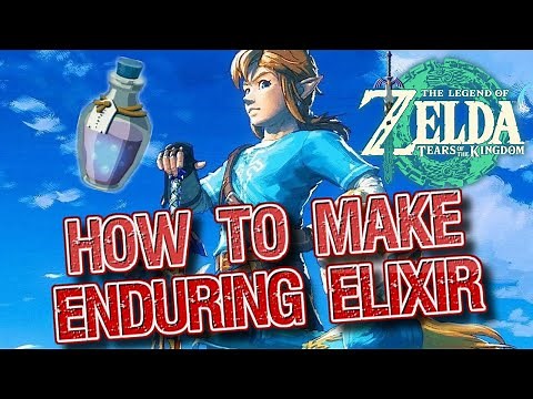 The Legend of Zelda Tears of The Kingdom Recipe For Stamina Enduring Elixir Potion