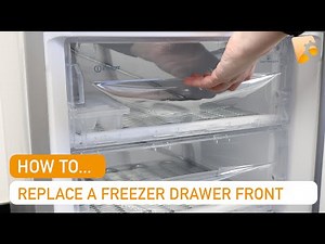 How to Replace an Indesit Fridge Freezer Drawer Front Basket Handle