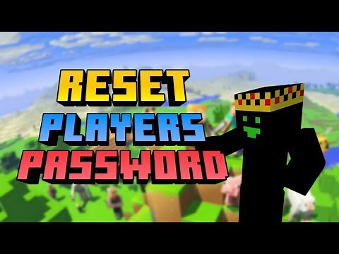 Reset Player Password ! Minecraft Server || loginsecurity plugin ||