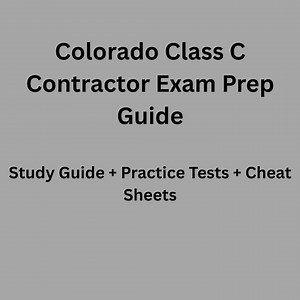 Colorado Class C Contractor Exam Prep Guide (PDF Download) - Etsy Canada