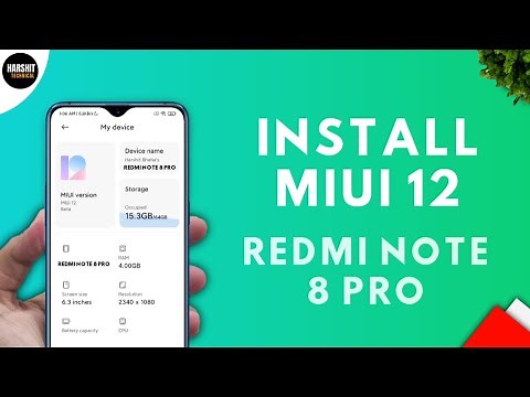 Install MIUI 12 on Redmi Note 8 Pro | Install MIUI 12 OTA Update Redmi Note 8 Pro