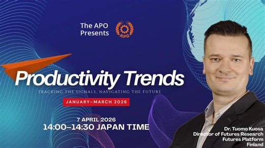 Productivity Trends, January–March 2026 | Dr. Tuomo Kuosa