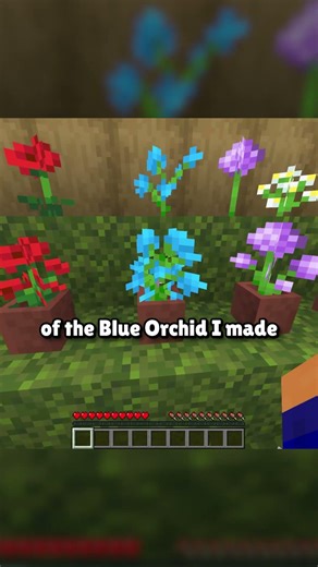 Making Flower Pots into Bouquets #minecraft