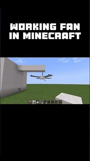 How to Build a Working Fan in Minecraft |Minecraft