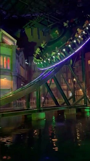 Alien-Themed Coaster at Warner Bros. World Abu Dhabi – Yas Island #youtubeshorts #adventure
