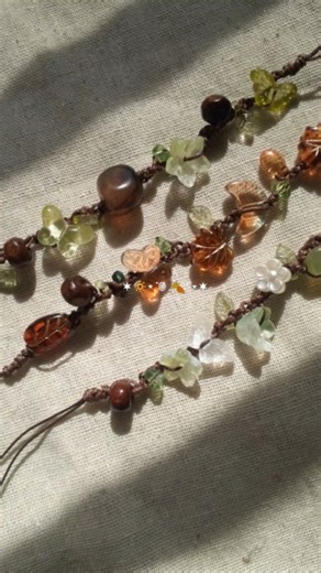 ‎Bead Right Back ⋆𐙚₊˚⊹ ᡣ𐭩‎ | Fall inspired threaded bracelets!! 🍂 Will be available at our stall at Arka Fashion Week Winter 25!! #beadsoup #charmbracelets... | Instagram