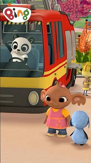 Wow! Look Bing, there's a fire engine in the park! | #Shorts | Bing Shorts