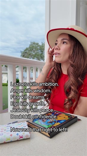 Read This Backwards to Change Your Life 🤯 | Mindset Shift Ambition kills laziness. Dreams kill fear. Confidence kills doubt. 🔥 But here is the secret: You cannot access that ambition, wisdom, or confidence if your nervous system is stuck in survival mode. In The Tapping Studio, we regulate your nervous system so you can naturally kill the fear and step into your growth. Start shifting your energy here #motivationdaily #ambitiouswomen #nervoussystemregulation #growthmindset #confidenceboost
