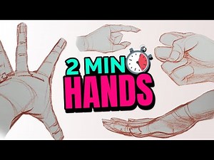 How To Draw HAND GESTURES + Foreshortening (Timed Poses)