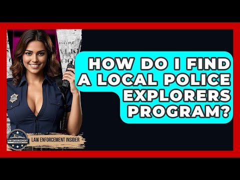 How Do I Find A Local Police Explorers Program? - Law Enforcement Insider