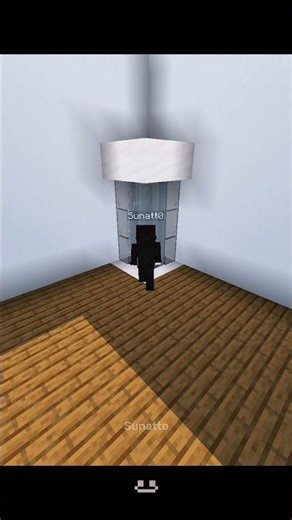 Minecraft Working Shower Tutorial moment. #minecraft #shorts