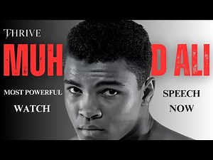 “I Am the Greatest” — Muhammad Ali’s Most Powerful Speech | Motivation | Thrive Co.