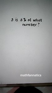 Percentage Problem Using Equation. Easier and Accurate. #easymath #practice #review #Educational #mathmadeeasy | Math Fannatics