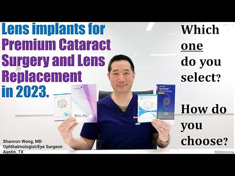 How to select the Best Lens Implant for Premium Lens Replacement or Cataract surgery in 2023.