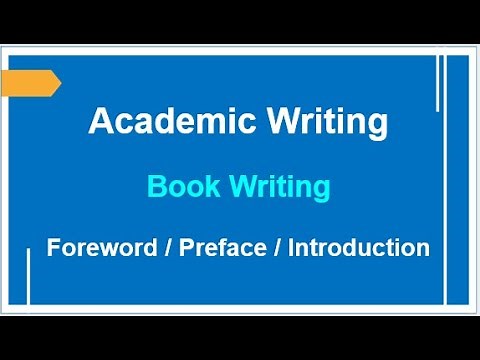 Book Writing - Foreword, Preface, Introduction & their Differences #foreword#preface#introduction#