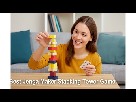 🧩 BSIRI Wooden Tumbling Tower Family Game | Best Jenga Maker Stacking Tower Game 🧩