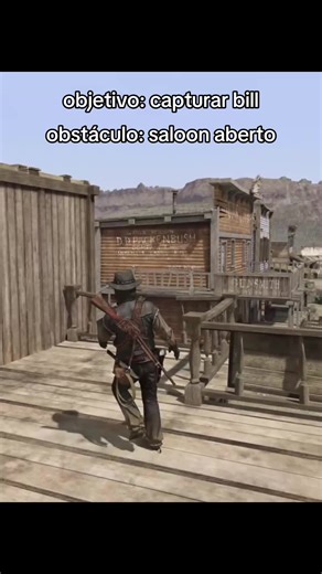 Capturando Bill no Saloon: A Aventura em RDR1