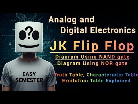 JK Flip-Flop Explained | Truth Table, Characteristic & Excitation Table | Digital Electronics