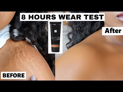 HOW TO COVER STRETCH MARKS ON ARMS WITH MAKEUP | DERMABLEND LEG & BODY MAKEUP