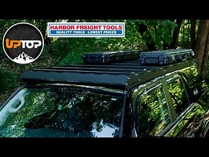 HOW to Install Roof Rack Cases | Harbor Freight 9800 Cases | UpTop Overland Bravo Rack Review!