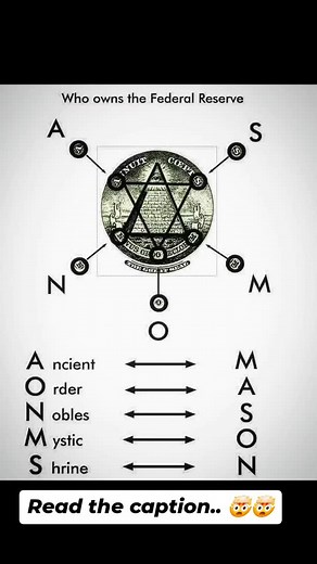 The Federal Reserve is not federal. And it holds no reserves. It is a private institution, controlled by banking families whose names are hidden from public record. Yet it controls the currency of the most powerful nation on earth. Look at the symbolism. The dollar bill carries the seal of secret societies. The all-seeing eye. The pyramid. The Latin phrase "Novus Ordo Seclorum" meaning New Order of the Ages. Now look closer at the image. The letters spell MASON in a perfect circle around the pyr
